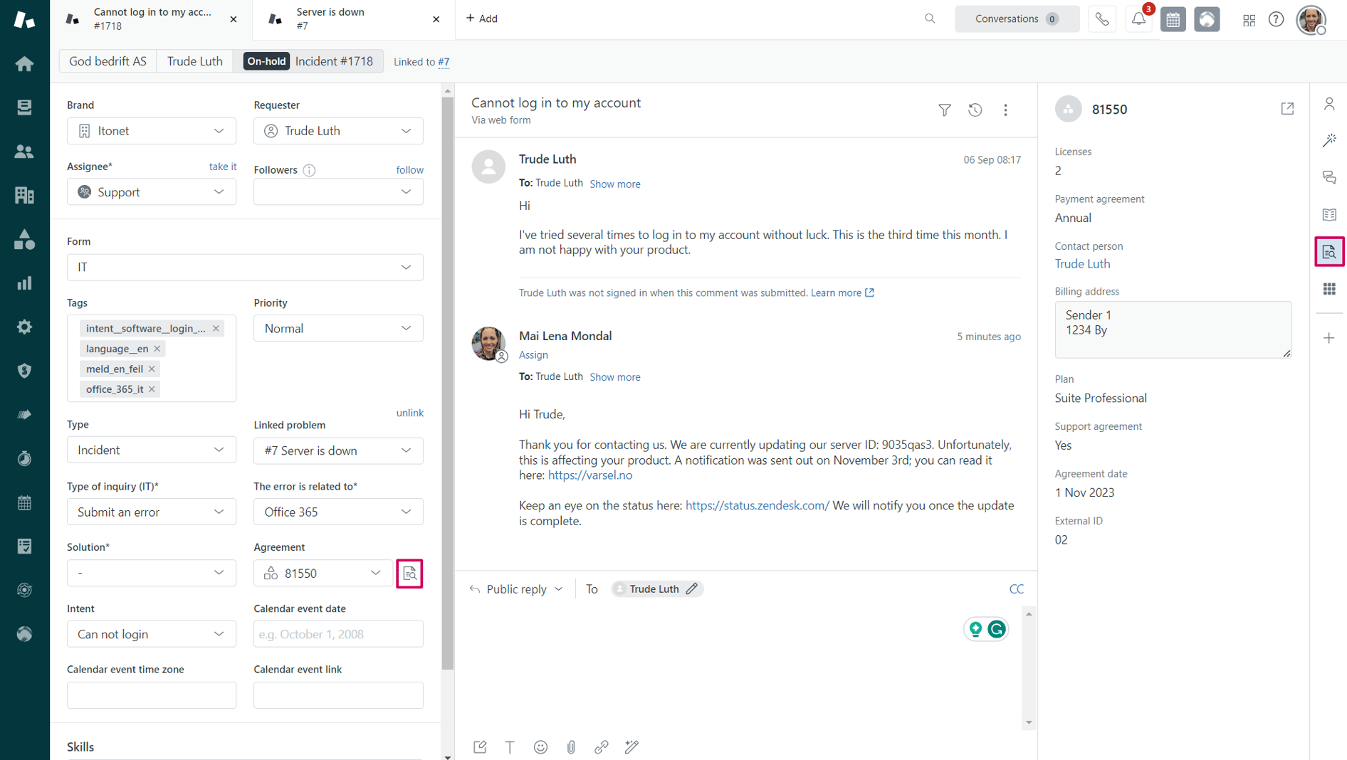 Zendesk Custom Objects